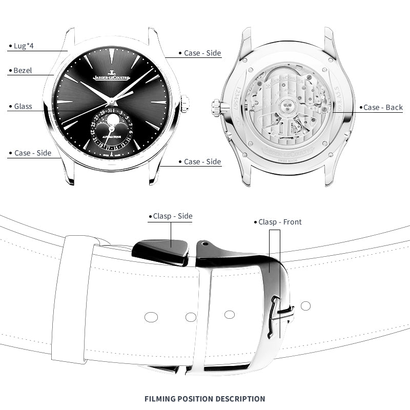 FWC WATCH PROTECTIVE FILM FOR JAEGER-LECOULTRE MASTER ULTRA THIN 39 13 ...