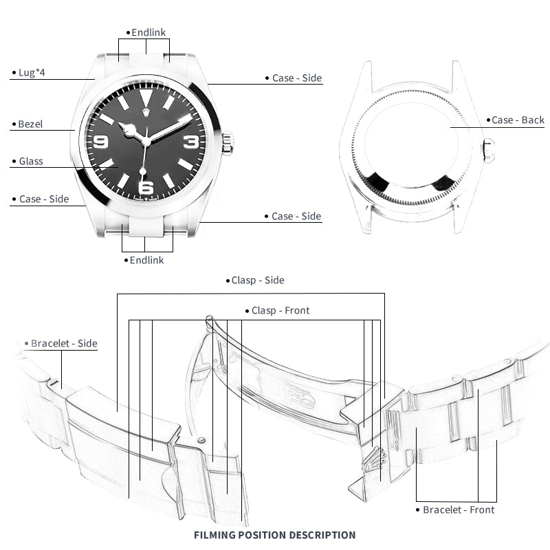 FWC WATCH PROTECTIVE FILM FOR ROLEX EXPLORER 40 224270-0001 – finewatchcare