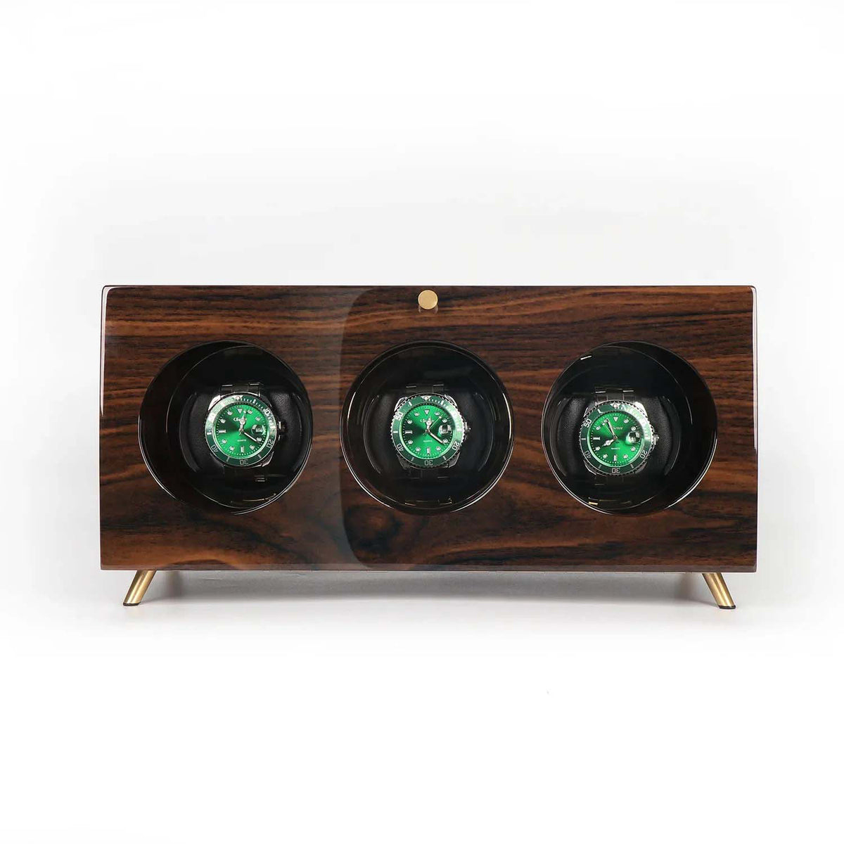 FWC TRIPLE WOOD WATCH WINDERS FOR AUTOMATIC WATCHES-WINDER ON WATCH ...
